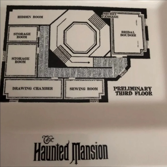 Disney | Other | Rare Preliminary Blueprint For Haunted Mansion | Poshmark